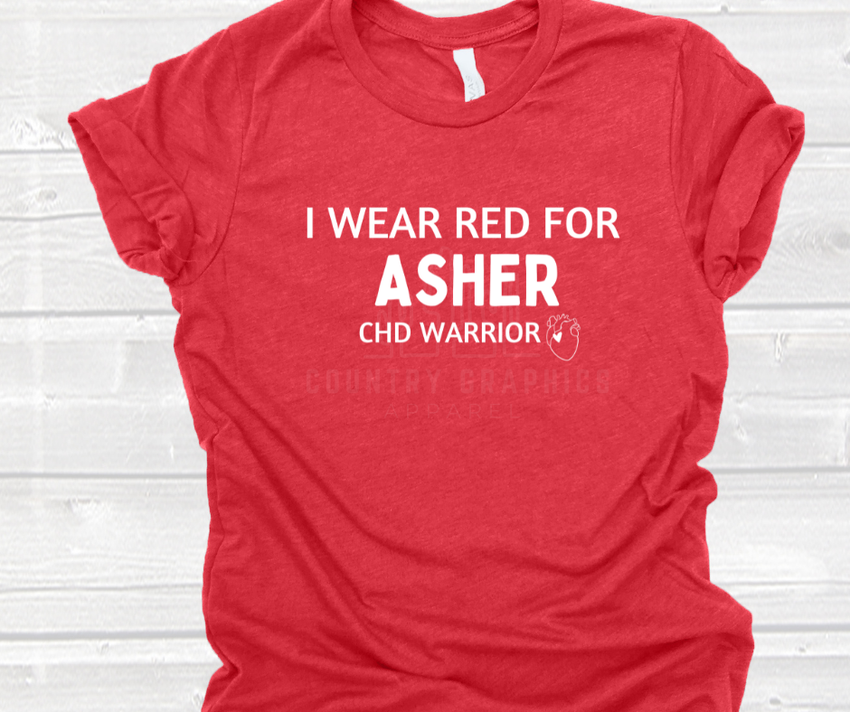 Asher - CHD Warrior - (block) TEE – Country Graphics
