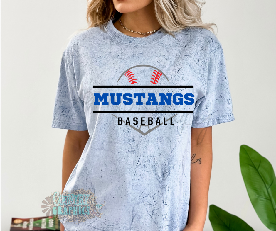 Mustangs Baseball – Country Graphics