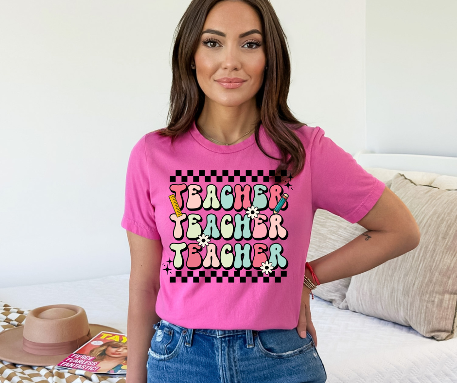 Teacher retro stack – Country Graphics