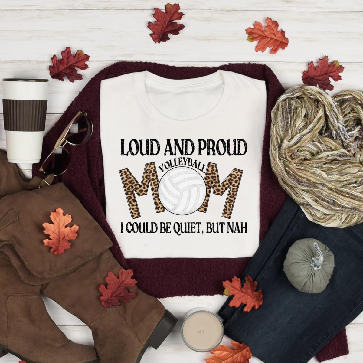 Loud Volleyball Leopard – Country Graphics