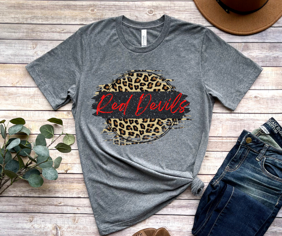 Red Devils leopard – Country Graphics
